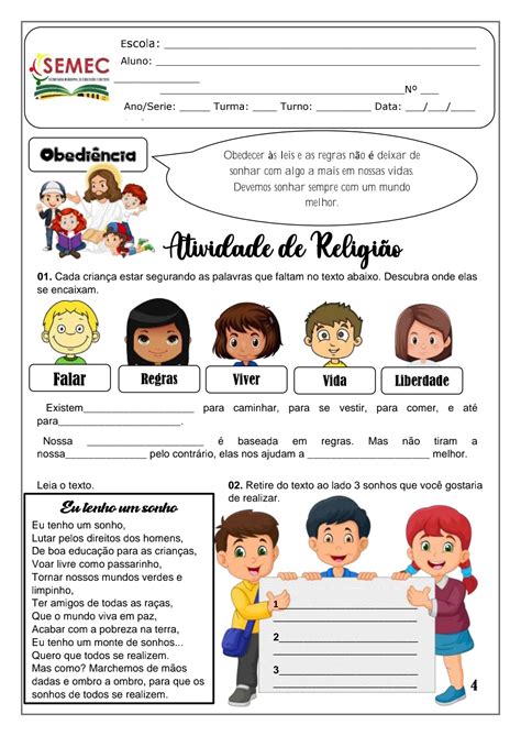 👍apostila Ensino Religioso 2° Ano Apostila Para Trabalhar Ensino