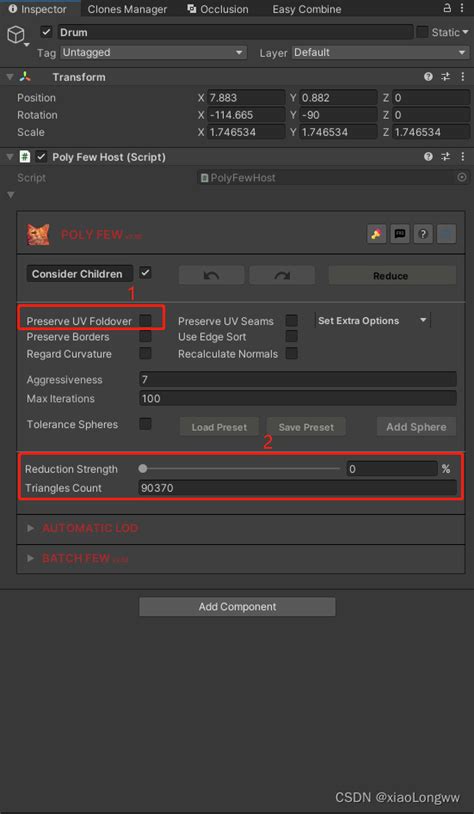 Vr一体机unity开发之性能优化unity Polyfew Csdn博客
