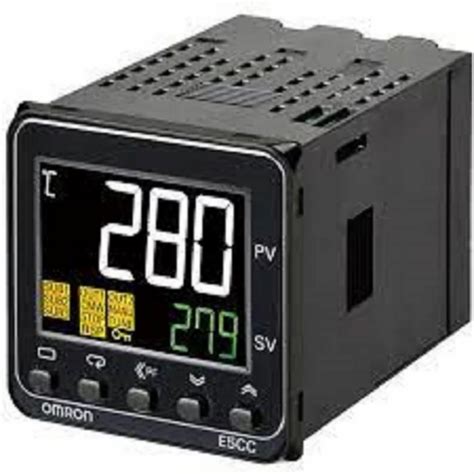 Black OMRON TEMPERATURE CONTROLLER E5CC CX2ASM 800 100 To 240 V Ac At