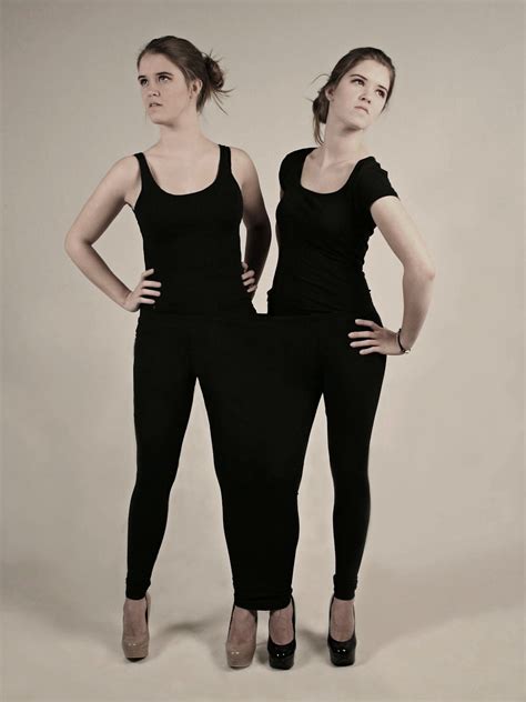 Togetherness Fetish Siamese Twins Photoshoot