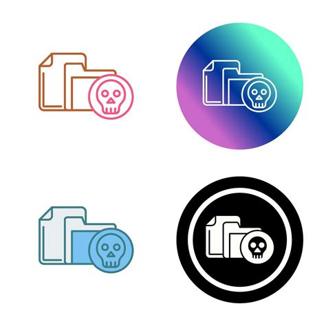 Infected File Vector Icon 31379670 Vector Art At Vecteezy