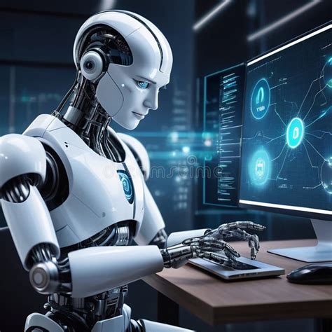 Corporate Worker Enhancing Workflow With Intelligent Ai Systems For