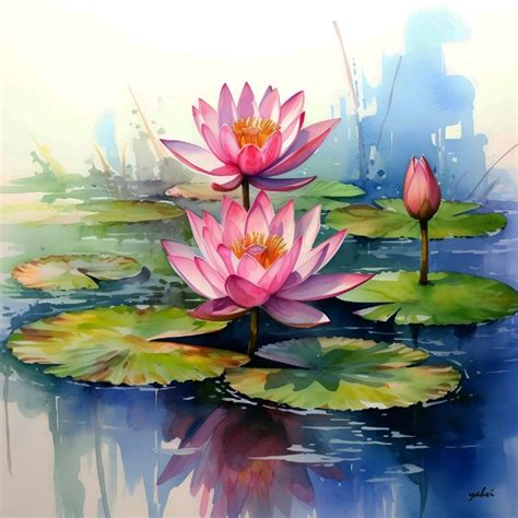 Architectural Drawing Lotus Flower Yahviinnovations Digital Art
