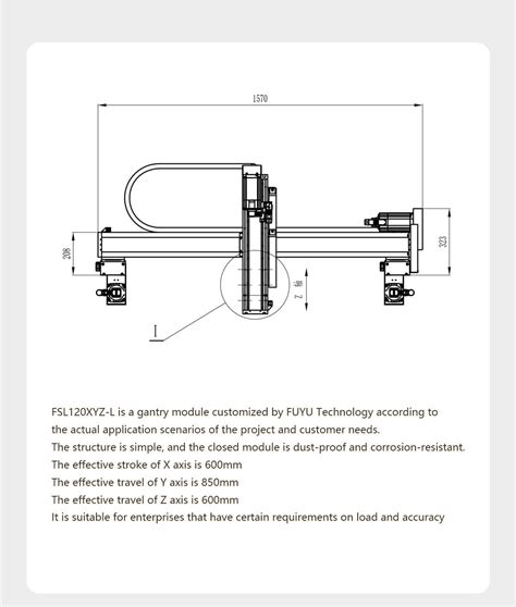 fuyu multi axis ball screw linear positioning system dustproof xyz