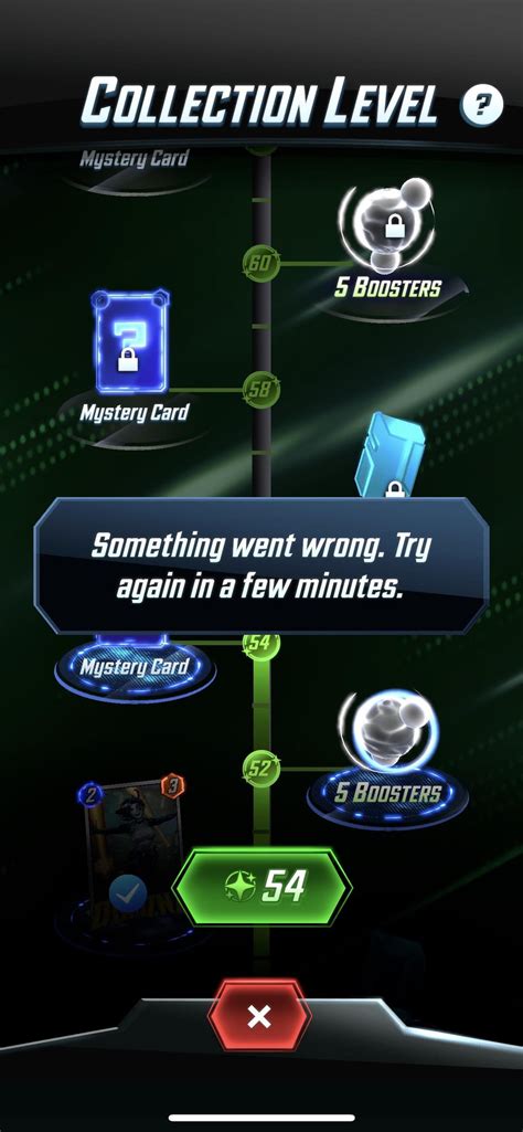 Something Went Wrong Try Again In A Few Minutes” Error Rmarvelsnap