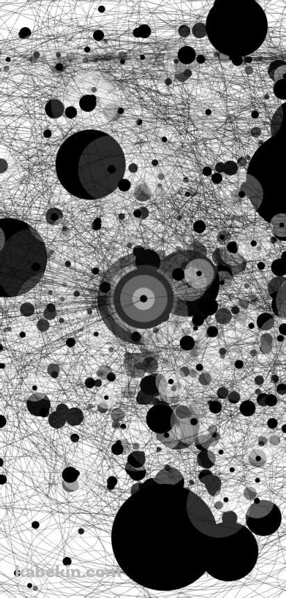 黒と白のサークル 412x860px のデスクトップpc用の壁紙 高画質 壁紙キングダム