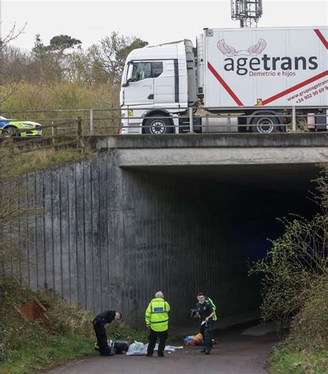 Overseas Spanish Lorry Driver Is Airlifted After Bridge Fall To Use The