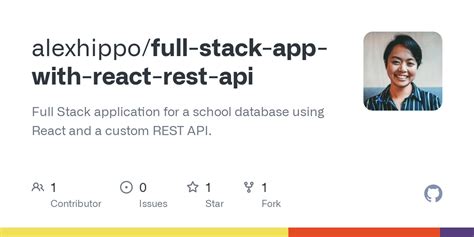 GitHub Alexhippo Full Stack App With React Rest Api Full Stack