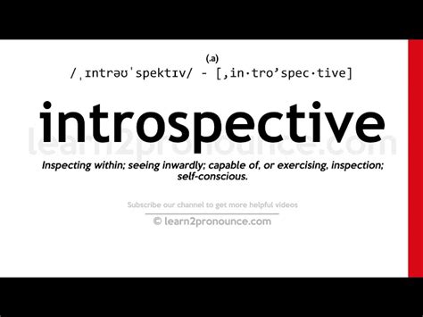 Introspective Means