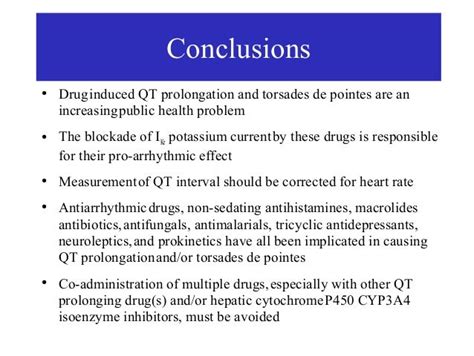 Drug Induced Qt Prolongation