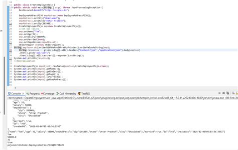 creating and using pojo classes in restassured for api testing