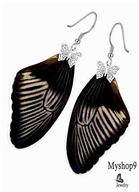 Personalized Butterfly Earrings For Events Papilio Polytes Wings