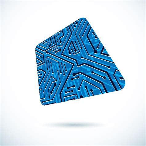 Premium Vector Vector Technology Cpu Design With Square