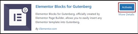 Using Elementor Blocks For Gutenberg Elementor