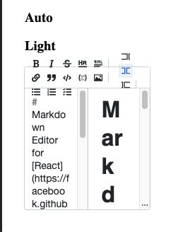 Toolbar Fixed Height Breaks If Min Width Is Too Low Issue Uiwjs React Md Editor GitHub