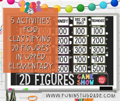5 Activities For Classifying 2d Figures Fun In 5th Grade And More