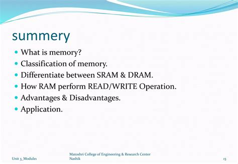 Module 1 SRAM DRAM PPTX