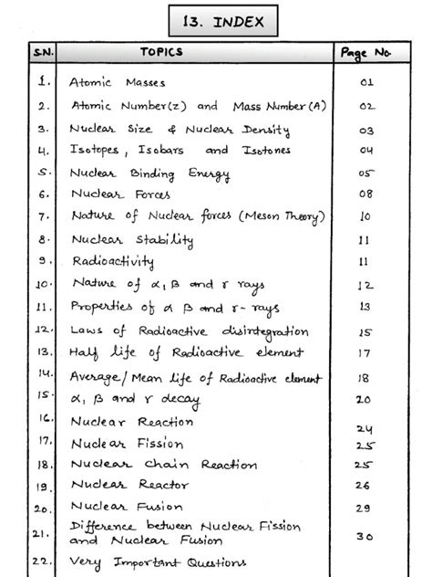 Nuclei Notes English Pdf