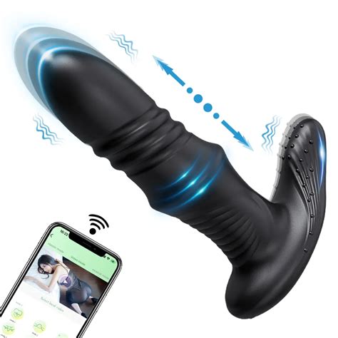 Erkek Sokmak Prostat Masaj Aleti Bluetooth APP Vibrat R Erkekler I In E
