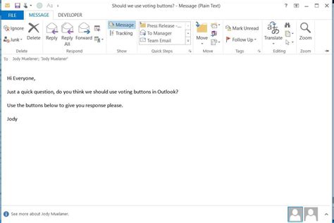 How To Create A Poll In Outlook