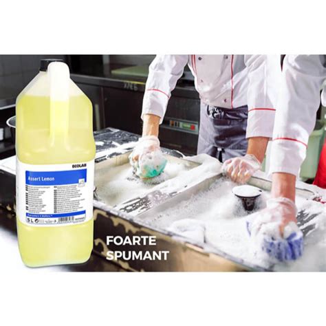Detergent Concentrat De Vase Ecolab Assert Lemon 5l Detergent