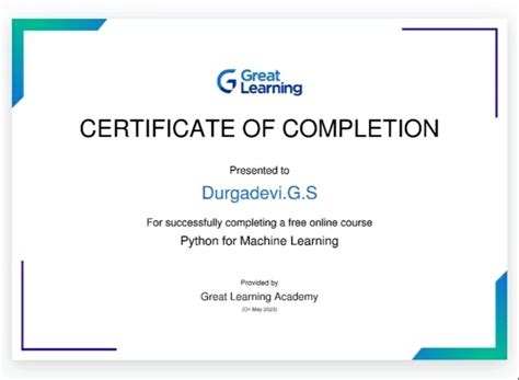 Durga Devi On Linkedin Happy To Share That I Have Completed Python