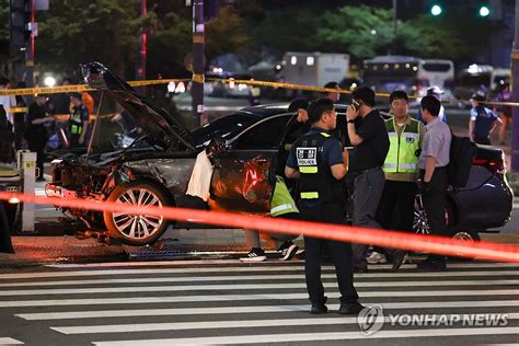 경찰 시청역 역주행 운전자 오후 병원서 첫 조사사고 사흘만