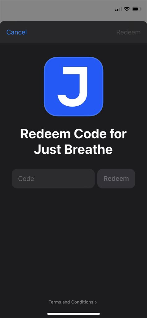 PROMO CODES Just Breathe