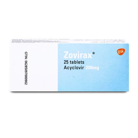 Zovirax 200 Mg Tablet 25pcs
