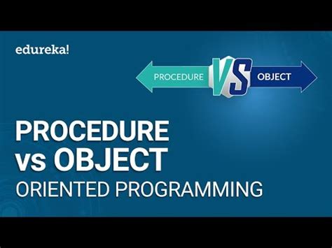 Procedure Oriented Vs Object Oriented Programming Programming