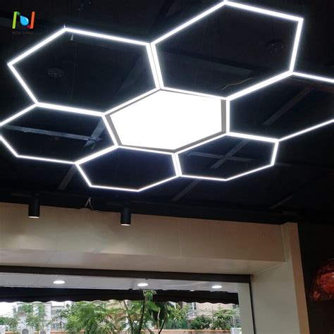 0 6m 0 9m Diameter Hexagon Shaped Led Linear Hexagonal Light With