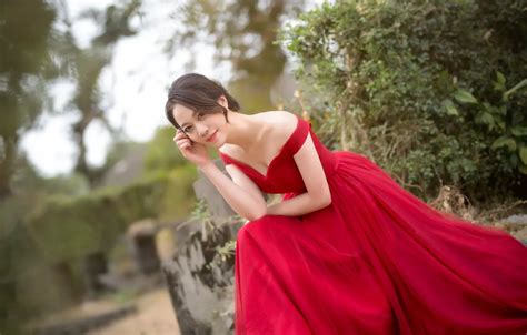 Wallpaper Girl Smile Dress For Mobile And Desktop Section девушки