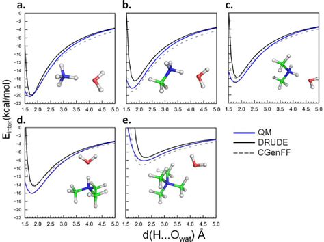 figure 1 from polarizable force field for molecular ions based on the