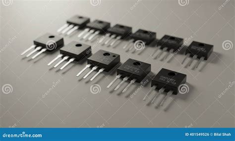 Power Transistors Schematic View Of Transistor Electronic Equipment