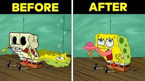 15 Spongebob Scenes That Got Censored Youtube