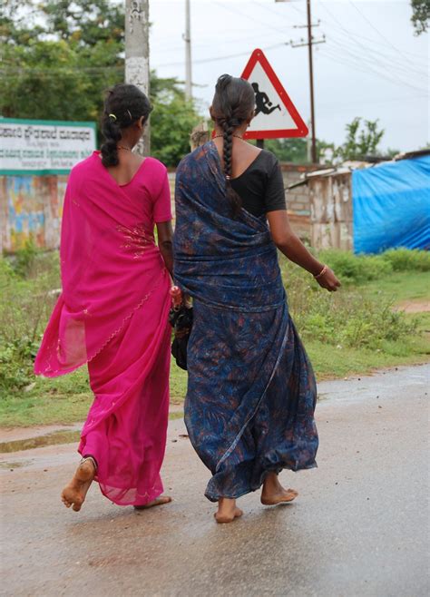Two Barefooter Woman In India A Photo On Flickriver