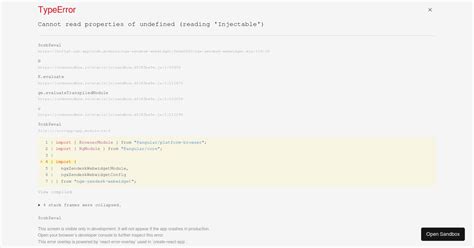 angular forked codesandbox