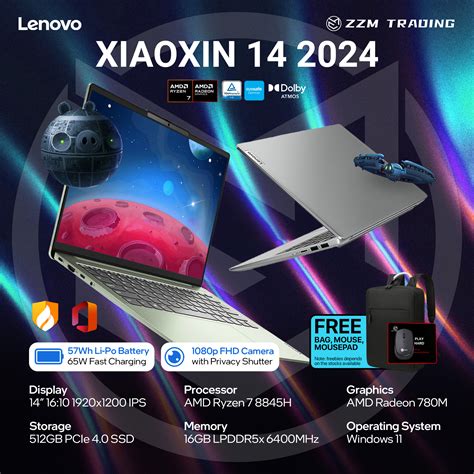 Lenovo Xiaoxin Amd R H Radeon M Wuxga X Gb Ram Gb Ssd Zzm