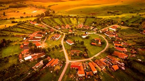 Singurul sat circular din România O bijuterie puțin cunoscută