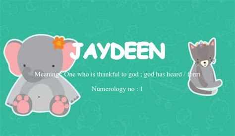 Jaydeen Name Meaning