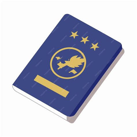 Premium Vector Clean Passport Vector On A White Background