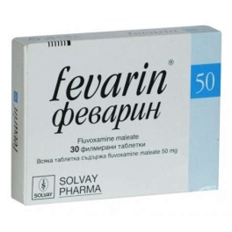 Fevarin 50 Mg 30 Tablets