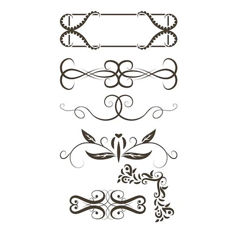 Premium Vector Ornate Vintage Frames And Scroll Elements Classic