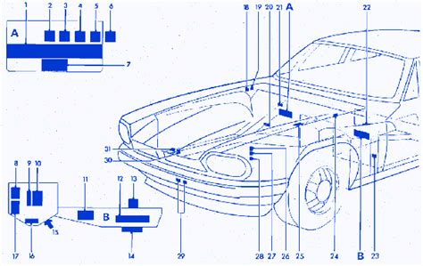 Jaguar X J S Front Fuse Box Block Circuit Breaker Diagram CarFuseBox