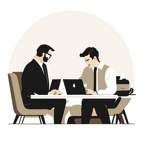 Premium Vector Working Together Vector Illustration