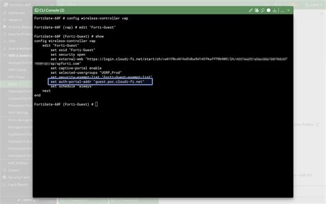 How To Set Up Multiple Captive Portals In Fortios Fortigate Cloudi Fi Knowledge Base