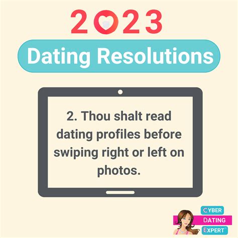 15 Dating Resolutions For 2023 A Digital Cheat Sheet For Finding Love