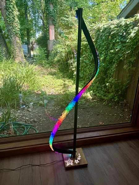 Floor Lamp With Neopixels And Wled Custom Animations