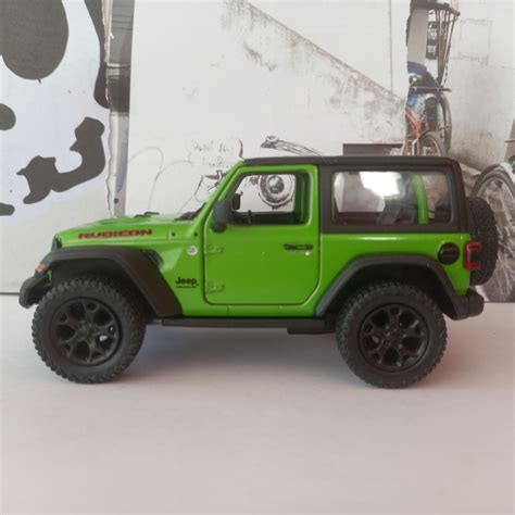 รถโมเดล รถจี้ป 2018 Jeep Wrangler สเกล 1 34 กว้าง 6cm ยาว 13cm ล้อยาง