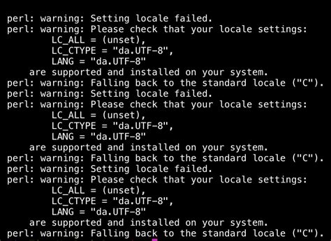 Terminal Perl Warning Setting Locale Failed On MacOS Sierra 10 12 4